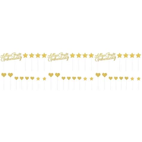12 SETS CARTE Joyeux Anniversaire 300g De Papier Pailleté Décor Mariage