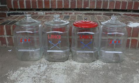 Vintage Lance Jars Glass Drugstore Display Wedding Apothecary Candy Bar Buffet Jar Lot Vintage