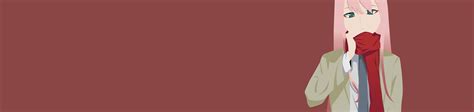 7560x1800 Zero Two Minimalist 7560x1800 Resolution Wallpaper Hd Anime