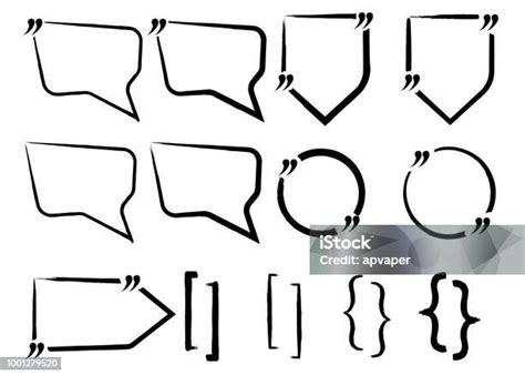 견적 빈 아이콘 및 레이블을 설정 합니다 메모 메시지 코멘트를 위한 템플릿입니다 벡터 일러스트 레이 션 0명에 대한 스톡 벡터 아트 및 기타 이미지 Istock