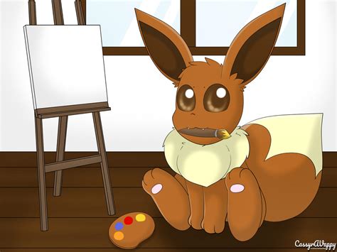 Eevee Artista By Casyravappy On Deviantart