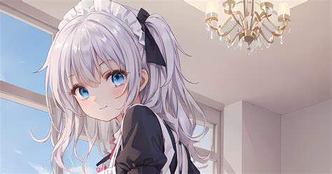 Ai生成 女仆时刻 忧郁的雷桑のイラスト Pixiv
