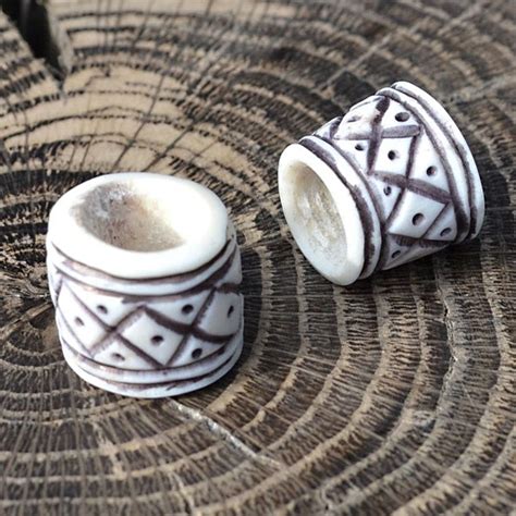 Spiral Beard Bead Bronze Nordic Celtic Design Hair Beads Sons