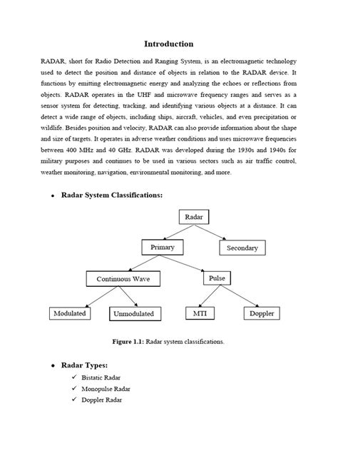 introduction pdf radar traffic collision