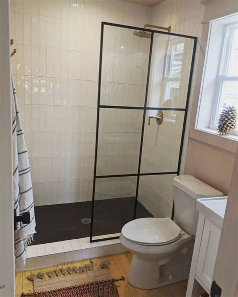 Sliding Black Shower Doors Showers The Home Depot Artofit