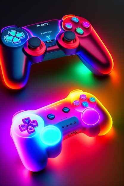 Premium Photo Gaming Controller Image Generated Ai