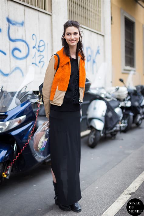 Milan Fashion Week FW 2014 Street Style Manon Leloup STYLE DU MONDE