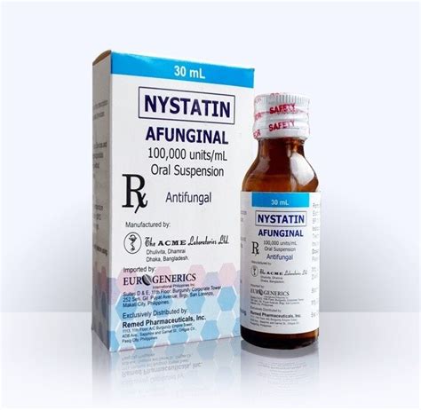 Nystatin Swish And Swallow For Oral Thrush