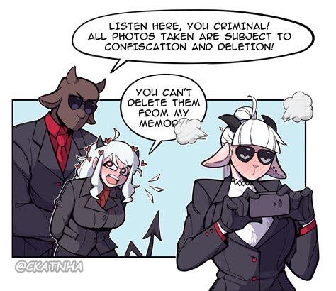 Modeus And Goat Bodyguard Original And 1 More Drawn By Ckatnha Danbooru