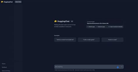 HuggingChat第一个面向所有人使用的 ChatGPT 开源替代方案 Linuxeden开源社区