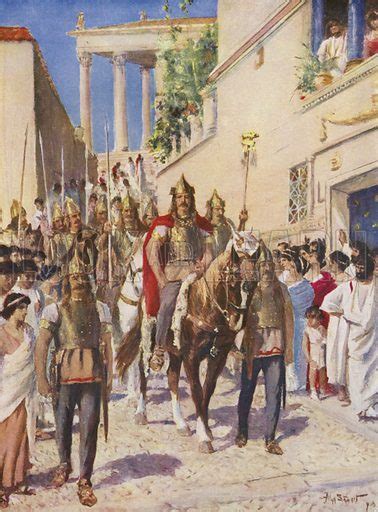 Alaric Entering Athens Stock Image Look And Learn