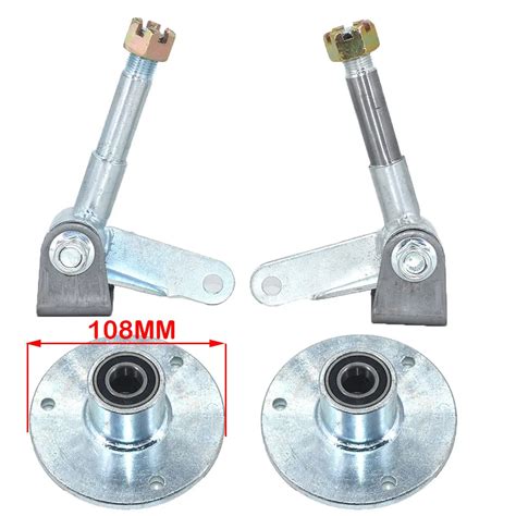 휠 허브가 있는 휠 너클 스핀들 고 카트 버기 카트 Atv Utv 쿼드 자전거 부품 110cc 168 200f 에 적합 5 인치 또는 6 인치atv 부품
