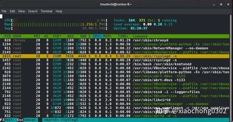 如何使用 htop 监控 linux 系统进程 知乎