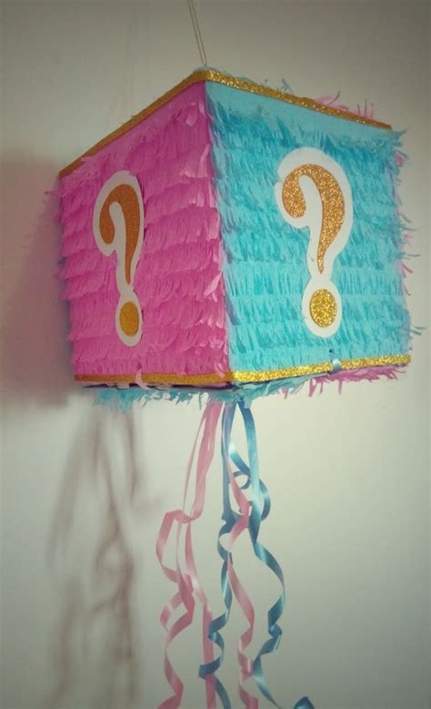 Gender Reveal Piñata Piñatas Gender Reveal Pinata Diy Pinata