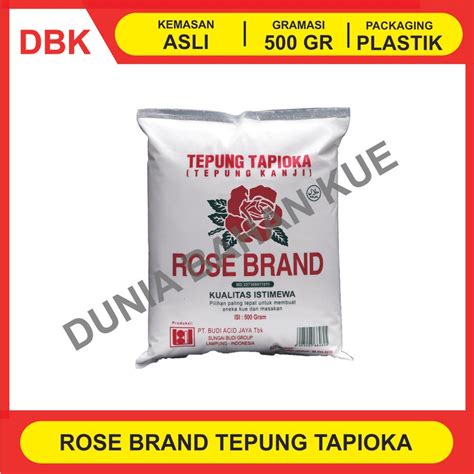 Jual TEPUNG TAPIOKA ROSE BRAND 500 GR TEPUNG SAGU KANJI ROSEBRAND Shopee Indonesia