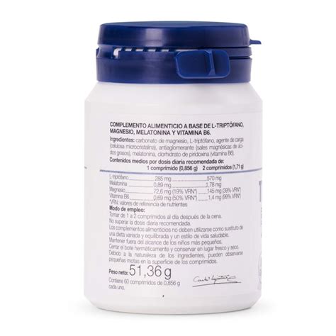 Tryptophan With Melatonin Magnesium And Vitamin B6 60 Tablets