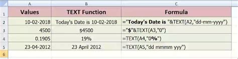 Text Function In Excel In Hindi Formula Examples Newexcelworld