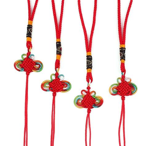 Chinese Knot Tassel 100 Pcs Chinese Knot Pendant Small Tassels Diy