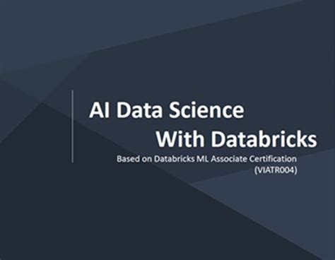 Instructor Led Course Ai Data Science Using Databricks 40 Hours