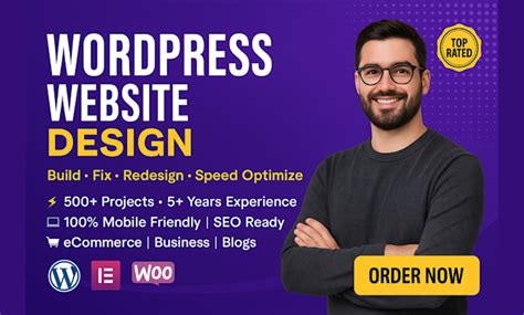 Build Design Redesign Develop Update Clone Or Customize Wordpress Website By