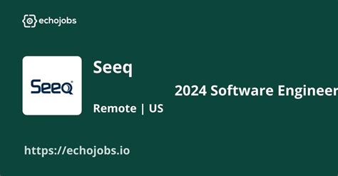 seeq is hiring 2024 software engineering internship virtual washington