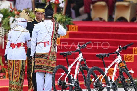 Upacara Hut Ke 79 Ri Di Ikn Antara Foto