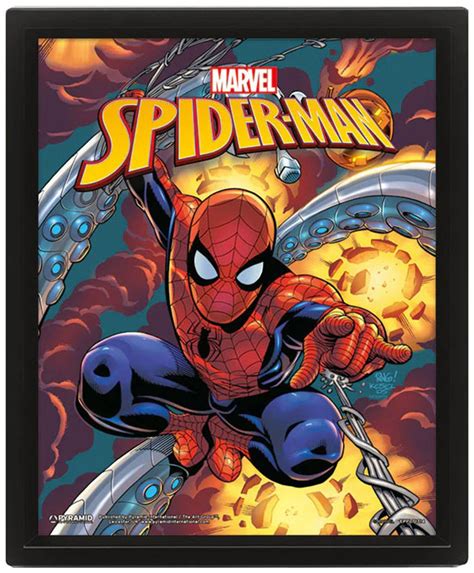 Pan Vision Marvel 3d Juliste Spiderman Gigantti Verkkokauppa