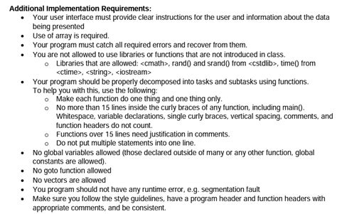 Solved Problem Statement You Are Tasked To Implement A C