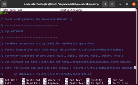 How To Enable Roundcube Installer In Ubuntu 2004 Nucleio Information