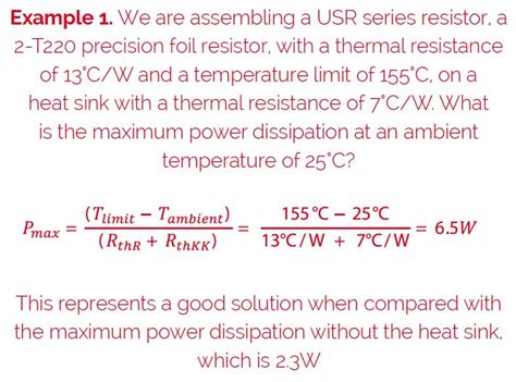 Power And Heat Sink Dimensioning Riedon Company Blog