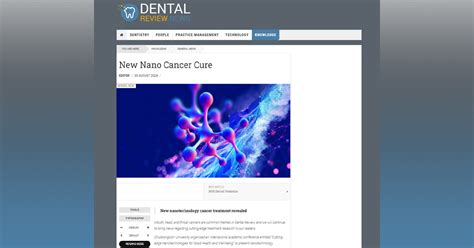 Dentalreviewnews New Nano Cancer Treatment Chulalongkorn University