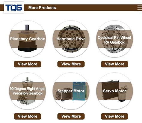 Tqg High Rigidity Zero Backlash Gearbox For Robot Arm Joint