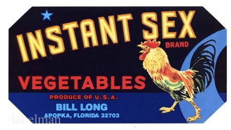 Instant Sex Brand Apopka Florida Rooster An Original Vegetable