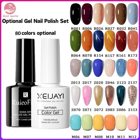 Gel Nail Polish Full Set Gel Polish Pengilat Kuku Gel 120 Color