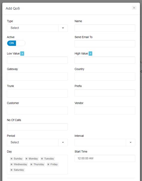 NEON Create QoS Alert