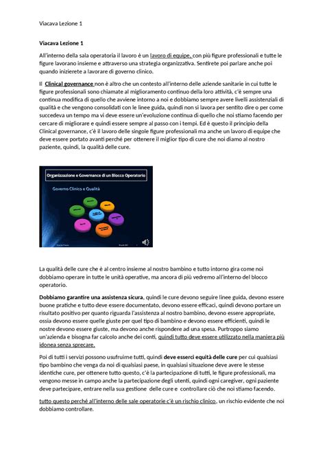 Infermieristica In Area Critica Lezione 1 Docsity