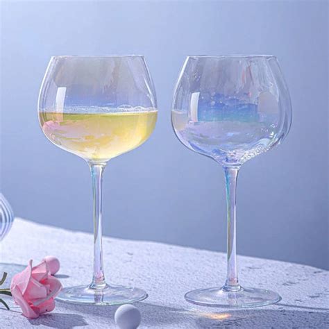 Iridescent Wine Glasses Glasscias