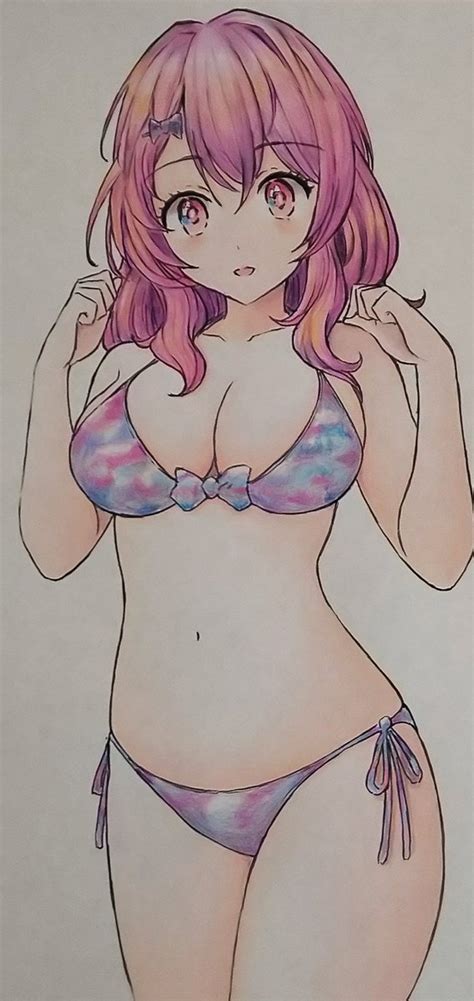 推しの子 Oshinoko 寿みなみ 水着の寿みなみさん描きました」 Gyupolo9nのイラスト