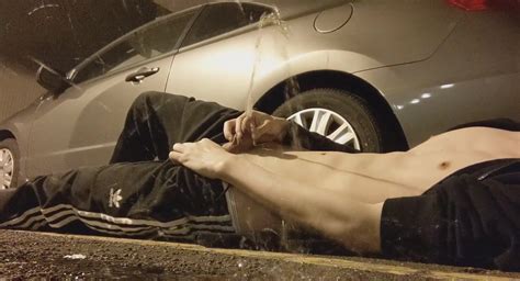 Piss On Parking Lot Thisvid Com