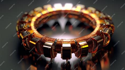 Premium Photo The Toroid Inductor Ai Generative
