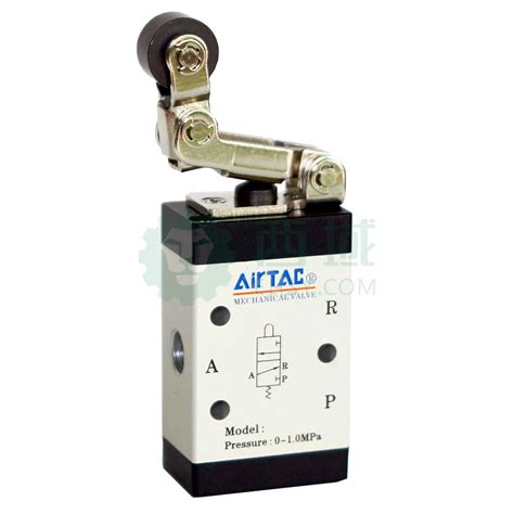 亚德客airtac M3l三口二位单控单向滚轮杠杆型机械阀，m3l 05【多少钱 规格参数 图片 采购】 西域