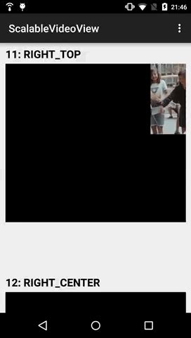 Android Scalablevideoview Android Texture Vide Codekk Androidopen Source Website