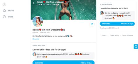 OnlyFans Reislin 12 Awesome OnlyFans Konti Og Piger Som OnlyFans