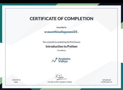 Python Analyticsvidhya Certification Lifelonglearning Programming