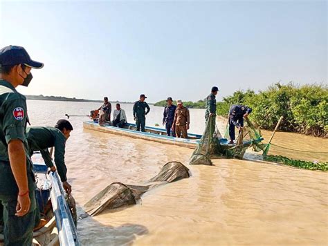 គណបញ្ជាការឯកភាពរដ្ឋបាលស្រុកជលគិរីចេញប្រតិបត្តិការបង្រ្កាបបទល្មើសនេសាទនៅតំបន់អភិរក្សចំណុចបឹងធំស្រ