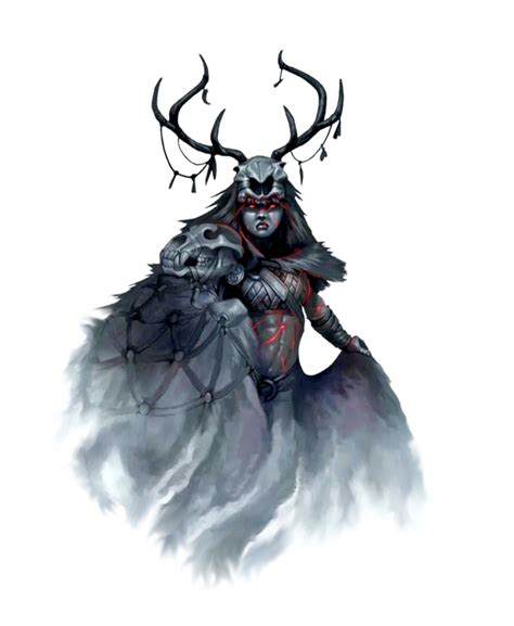 Female Wendigo Evil Spirit Pathfinder 2e Pfrpg Pfsrd Dnd Dandd 35 4e