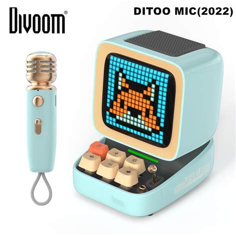 Jual Divoom Ditoo Plus Retro Pixel Art Bluetooth Portable Speaker Game