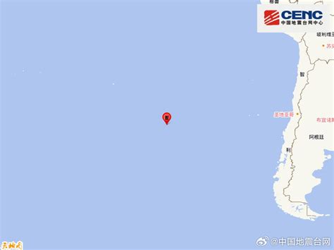 中国地震台网正式测定西智利海岭发生61级地震地震新浪财经新浪网