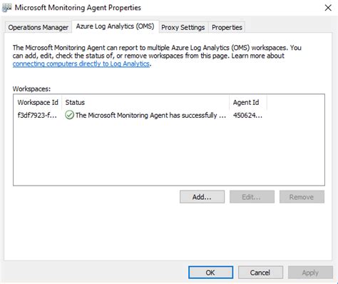 Microsoft Monitoring Agent Issue No Perf Data Scom Azure Log Analytics