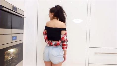 Sssniperwolfs Ass In Booty Shorts U 1a69